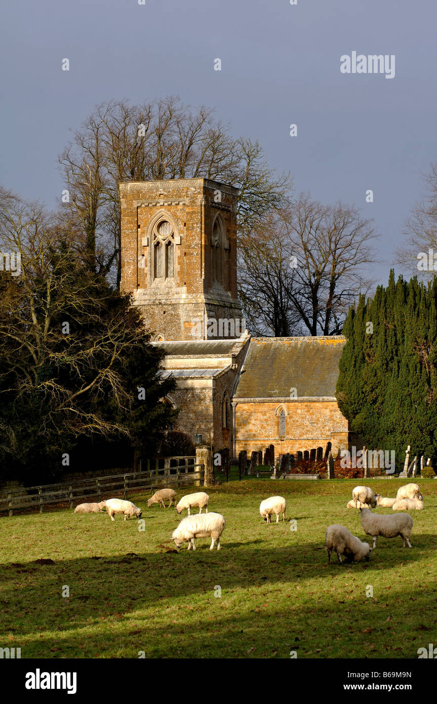 Holy Trinity Church, Over Worton, Oxfordshire, England, UK Stock Photo ...