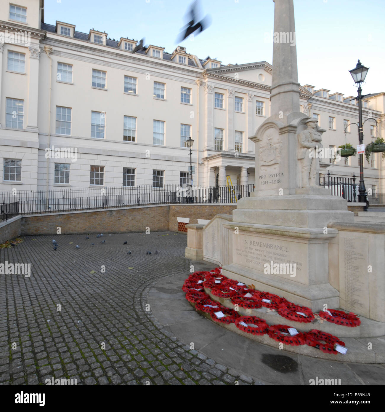 Remembrance memorial, Richmond, London, Britain Stock Photo - Alamy
