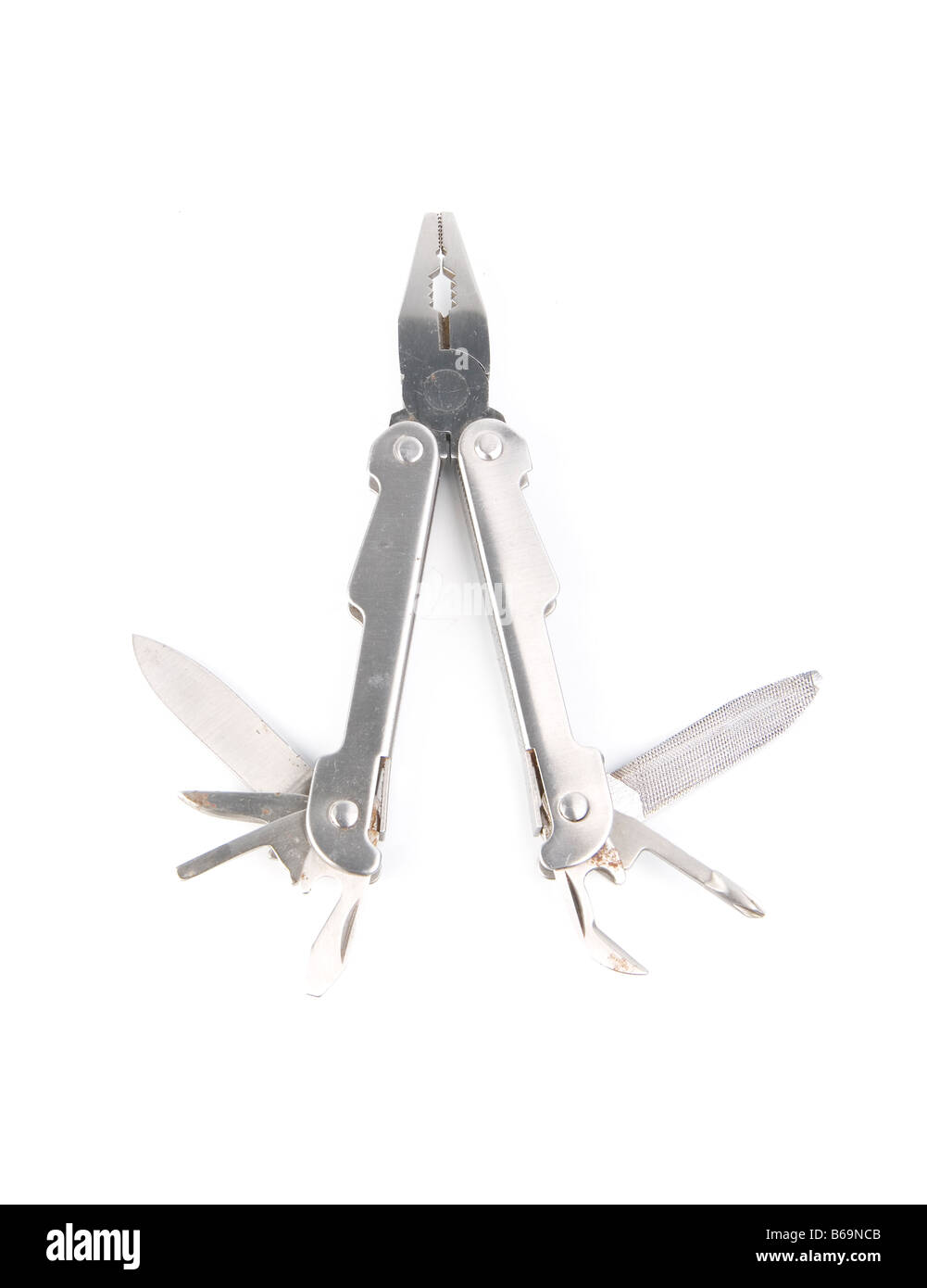 multi tool metal plier with a lor of usages available Stock Photo - Alamy
