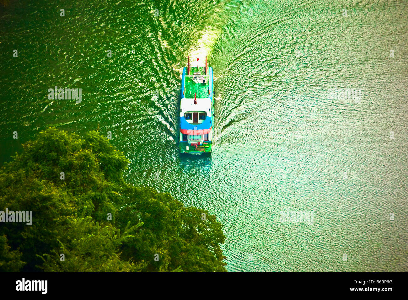 Yangshuo li river aerial hi-res stock photography and images - Alamy