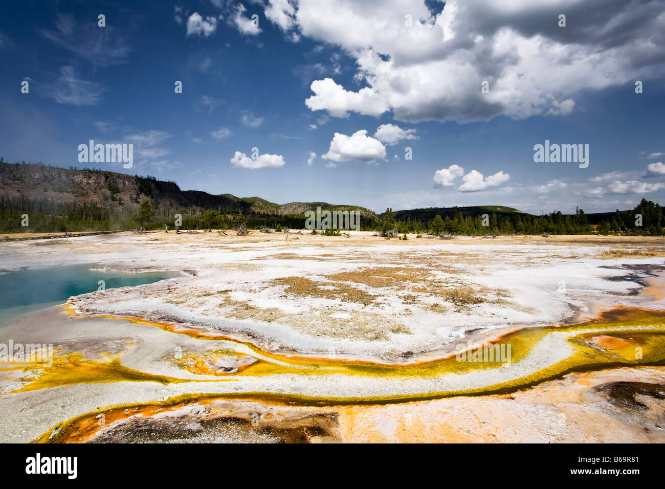 Biscuit basin yellowstone hi-res stock photography and images - Alamy