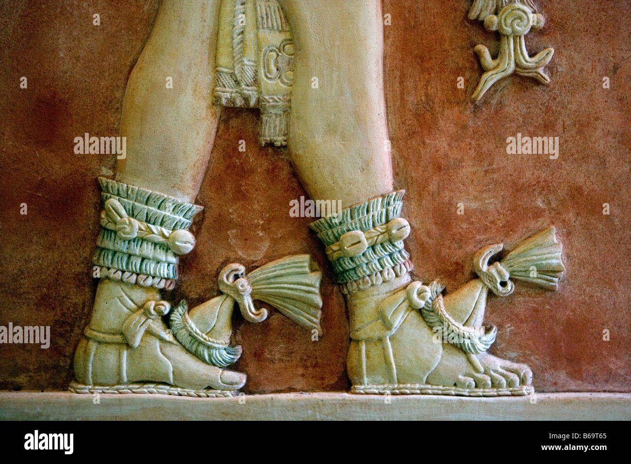 Mexico, Chiapas, Palenque, Maya ruins. Artwork carvings Stock Photo - Alamy