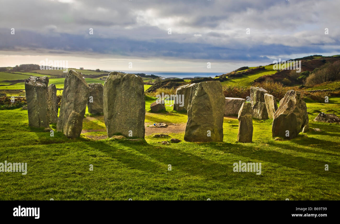 Drombeg Stone Circle Glandore West Cork Ireland Stock Photo - Alamy