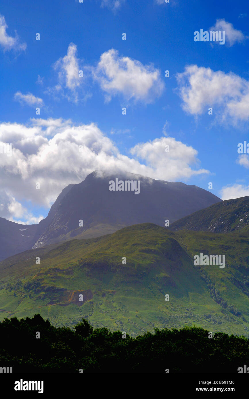 Ben Nevis Mountain Range Landscape Highlands of Scotland Britain UK ...