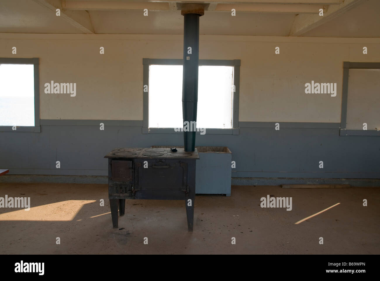 Bunk House Canada Cooking Stove Stock Photo - Alamy