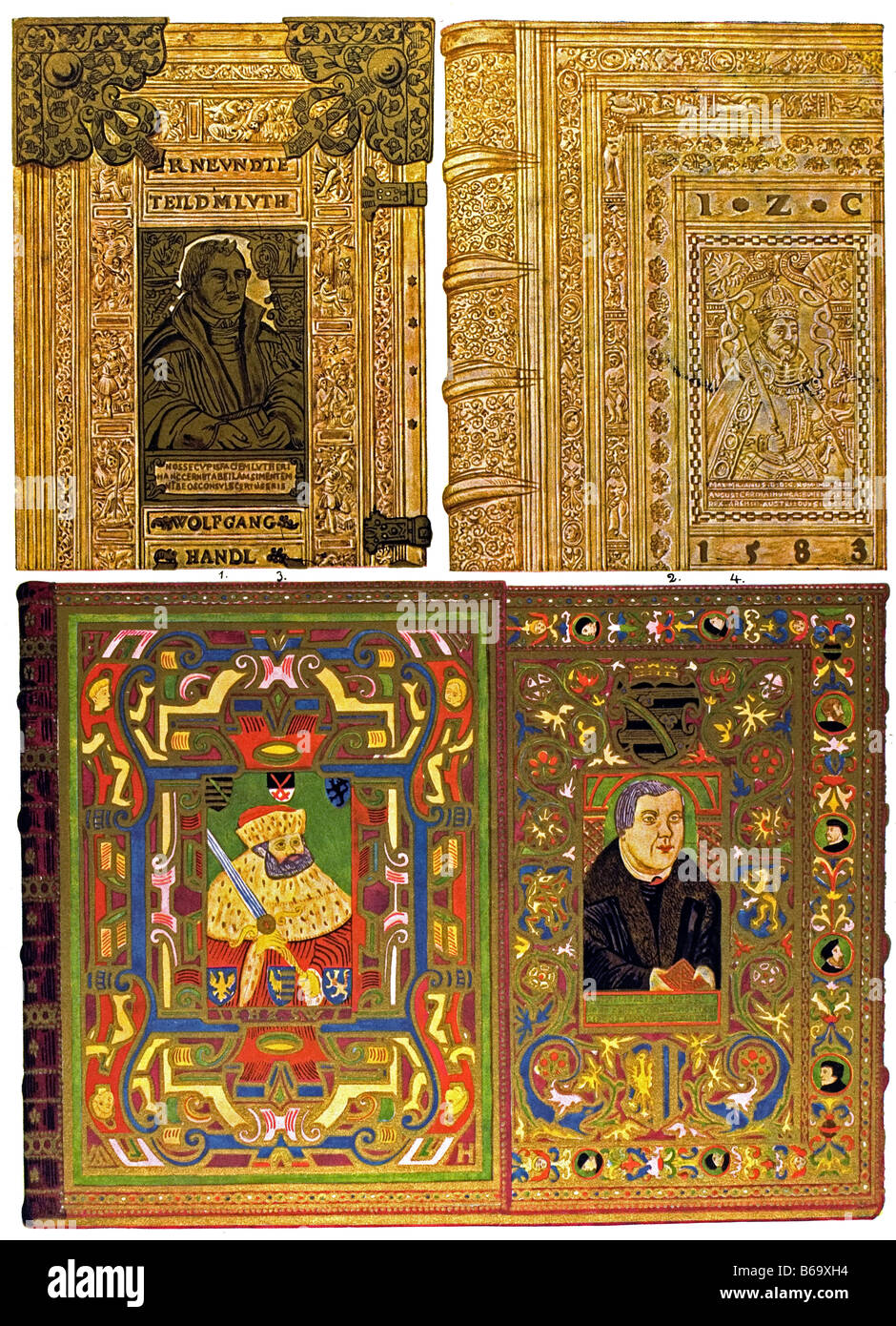 The German Ornament, Book covers Stock Photo - Alamy