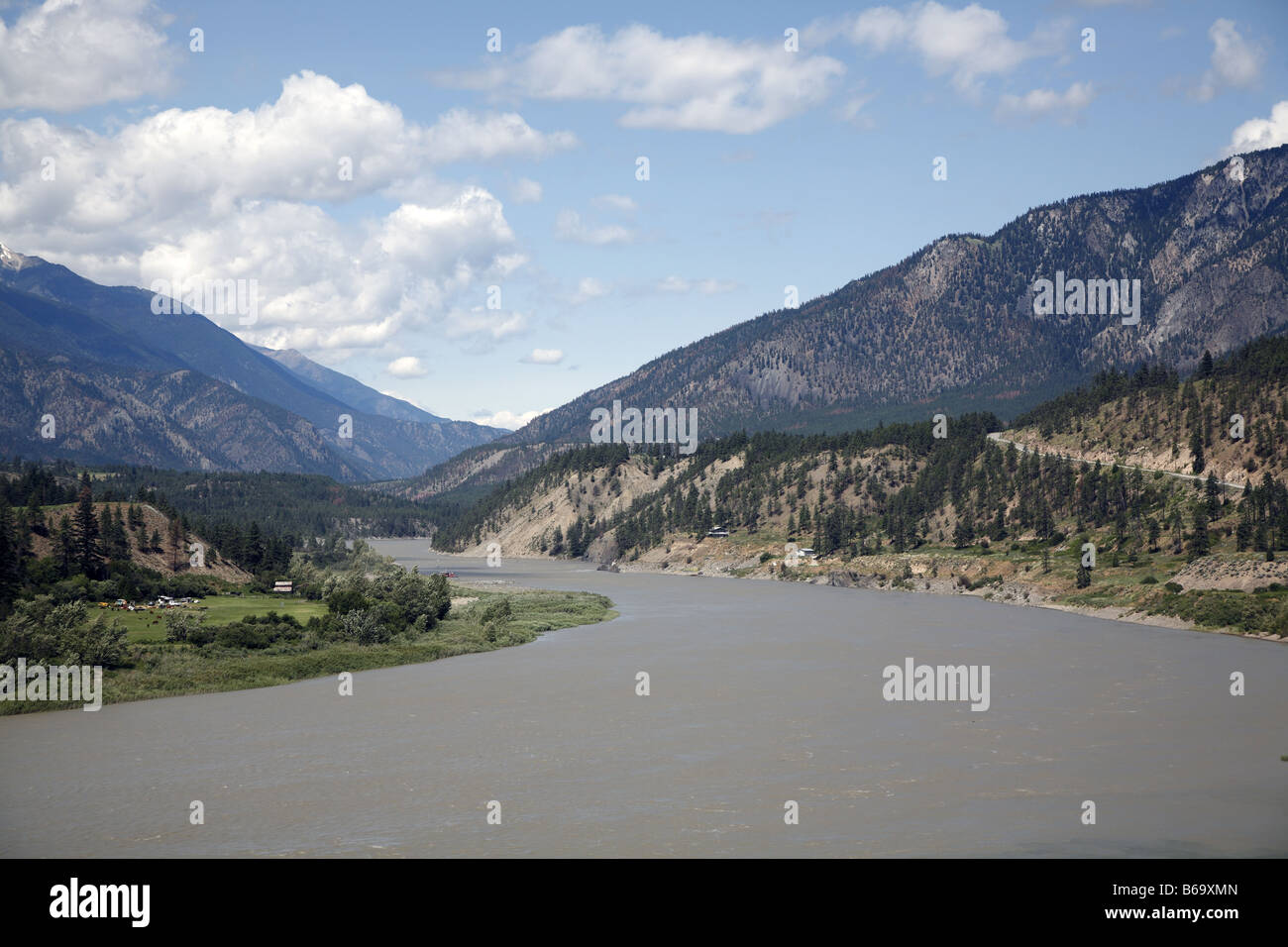 Canada Kanada BC Britisch British Columbia Fraser River Lytton Stock ...