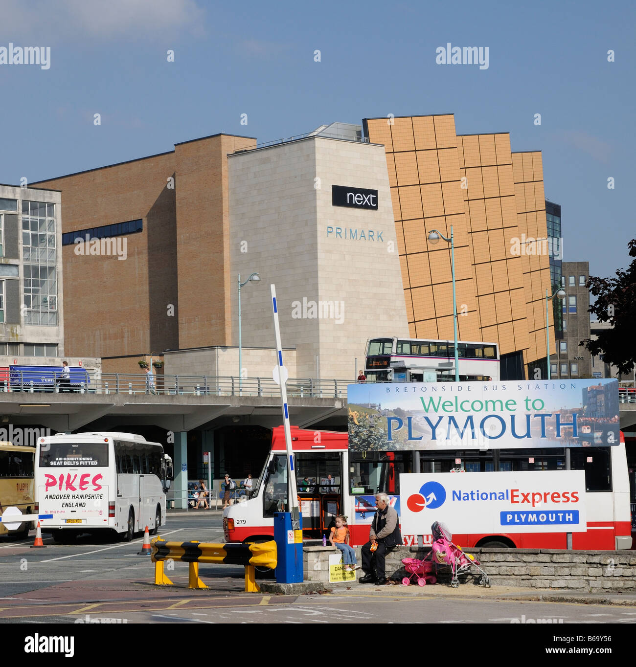Plymouth Devon England UK The Bretonside Bus Station in the city centre ...