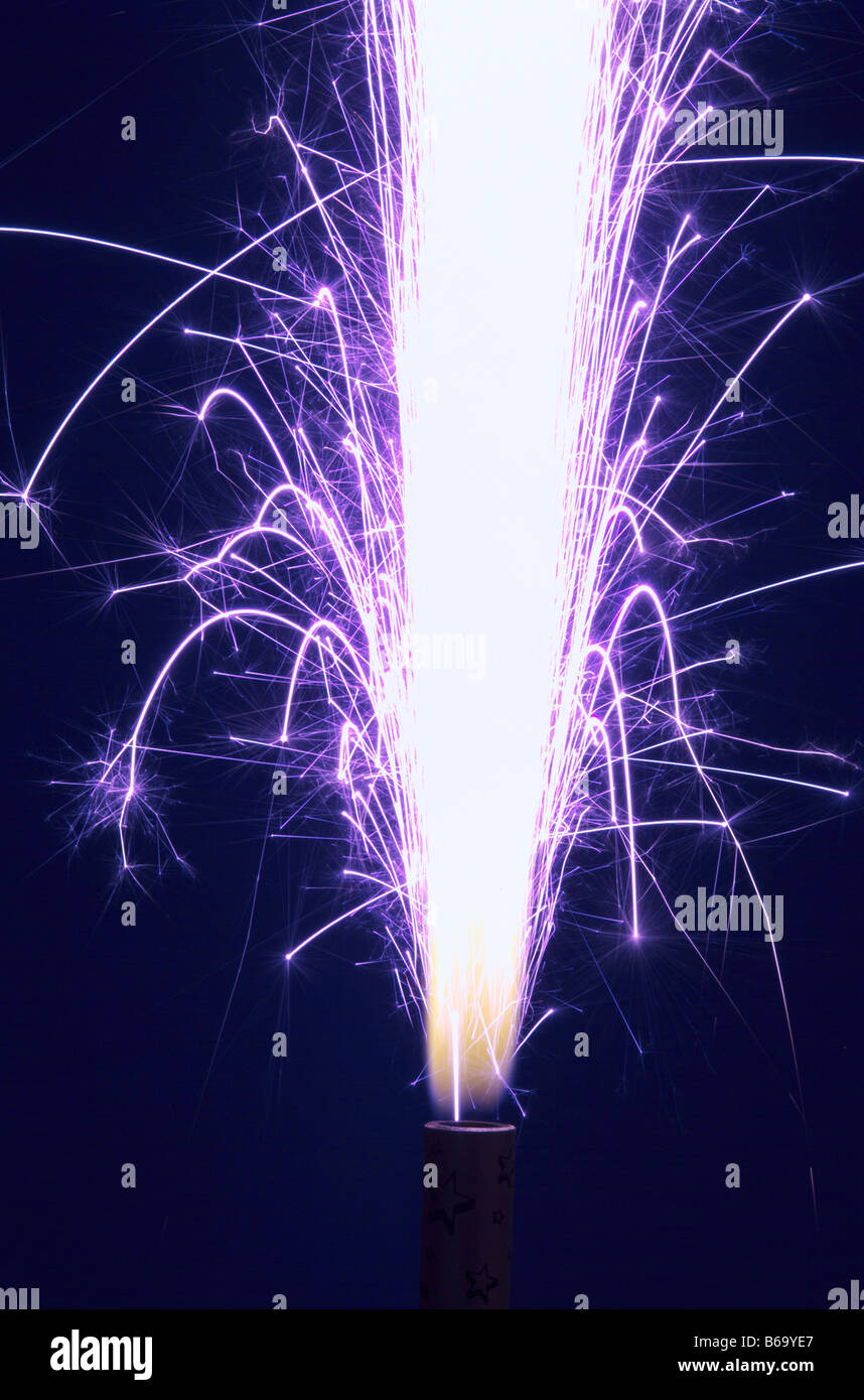Firework purple, close up Stock Photo - Alamy