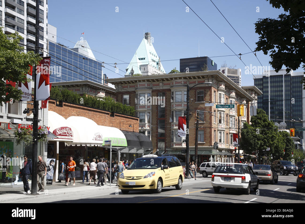 Robson street hi-res stock photography and images - Alamy