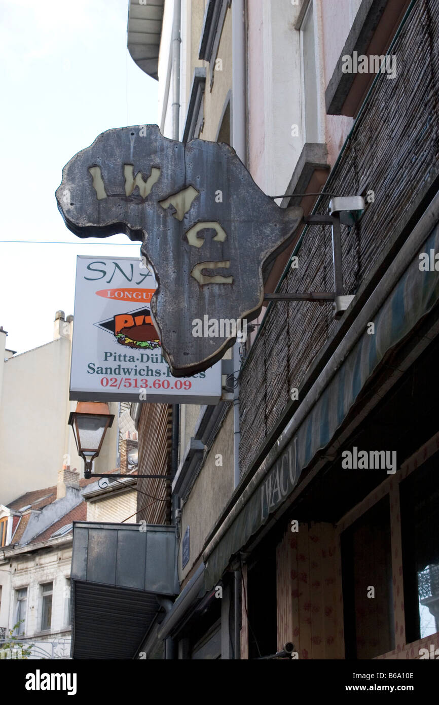 The Congolese district in Brussels known as 'Matonge' taking its name ...