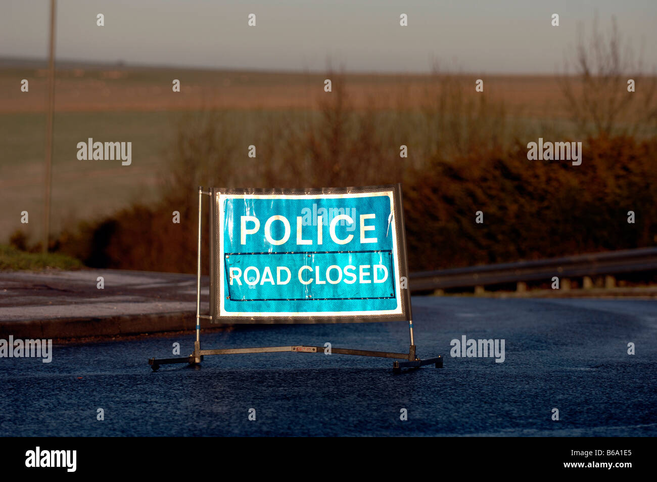 British Police Road Sign High Resolution Stock Photography and Images ...