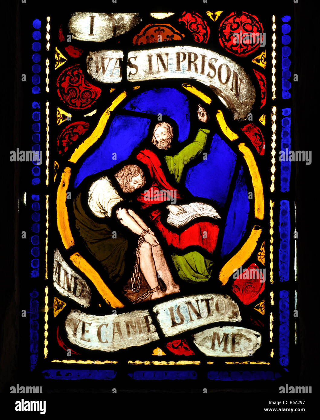 Stained glass window 25 hi-res stock photography and images - Alamy