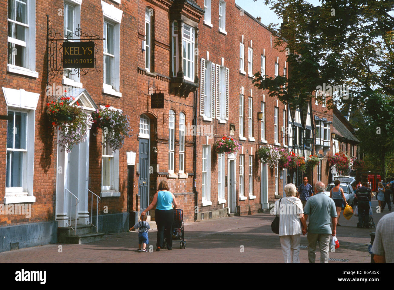 Dam Street, Lichfield, Staffordshire Stock Photo - Alamy
