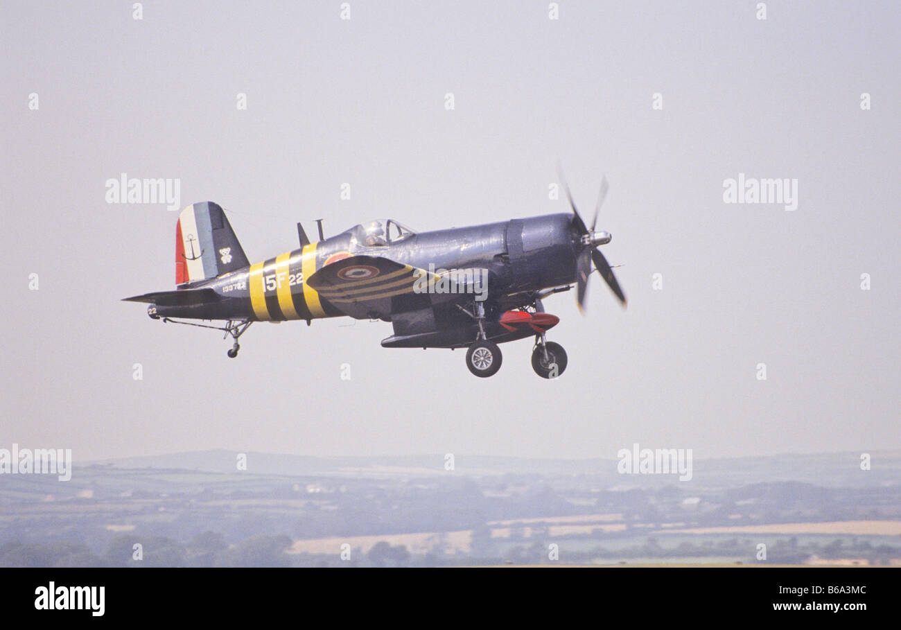 corsair flying low Stock Photo - Alamy