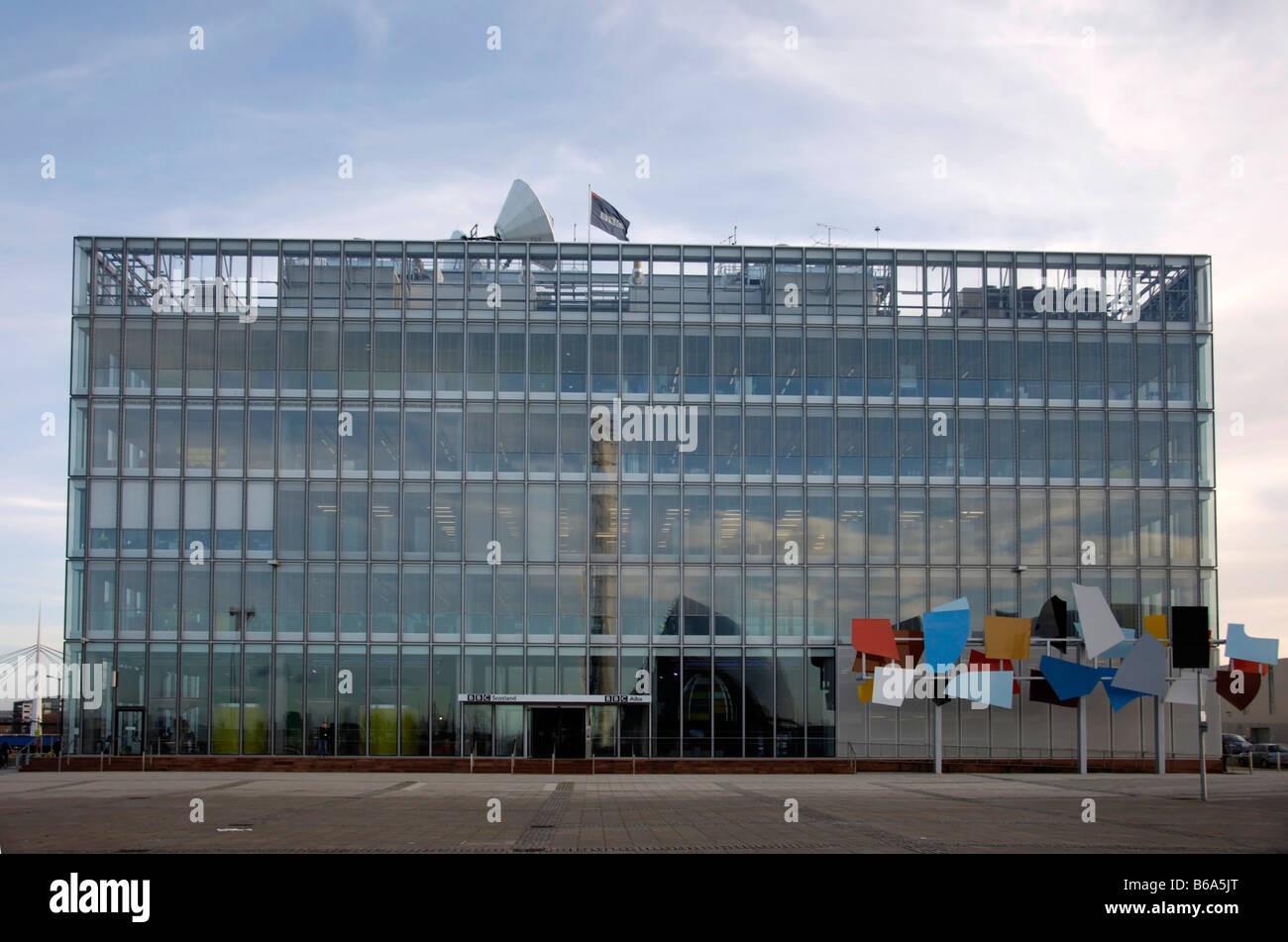 BBC Headquarters Pacific Quay Stock Photo - Alamy