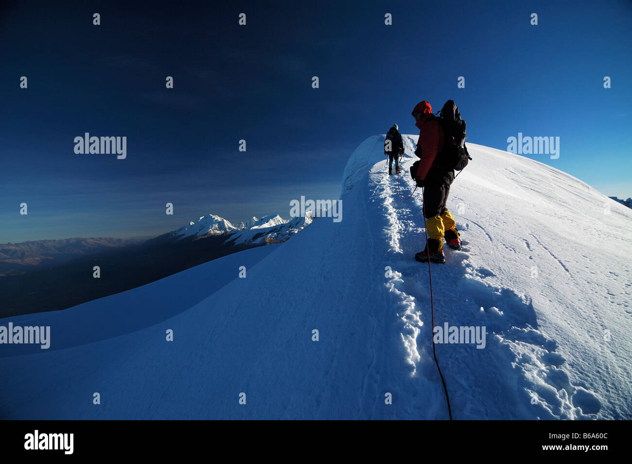Andes mountain climbers peru hi-res stock photography and images - Alamy