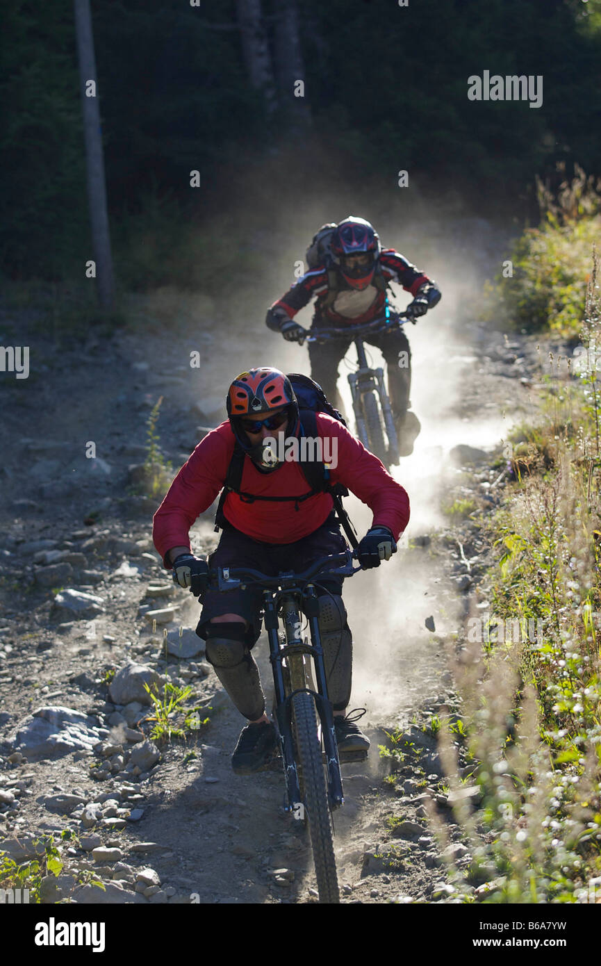 Bikers riding downhill hi-res stock photography and images - Alamy