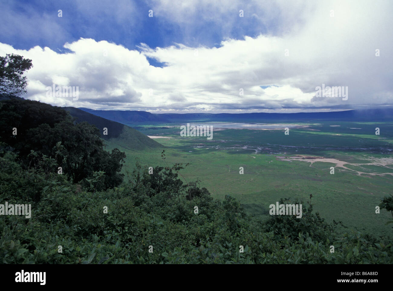 Ngoro Ngoro conservation area Stock Photo - Alamy