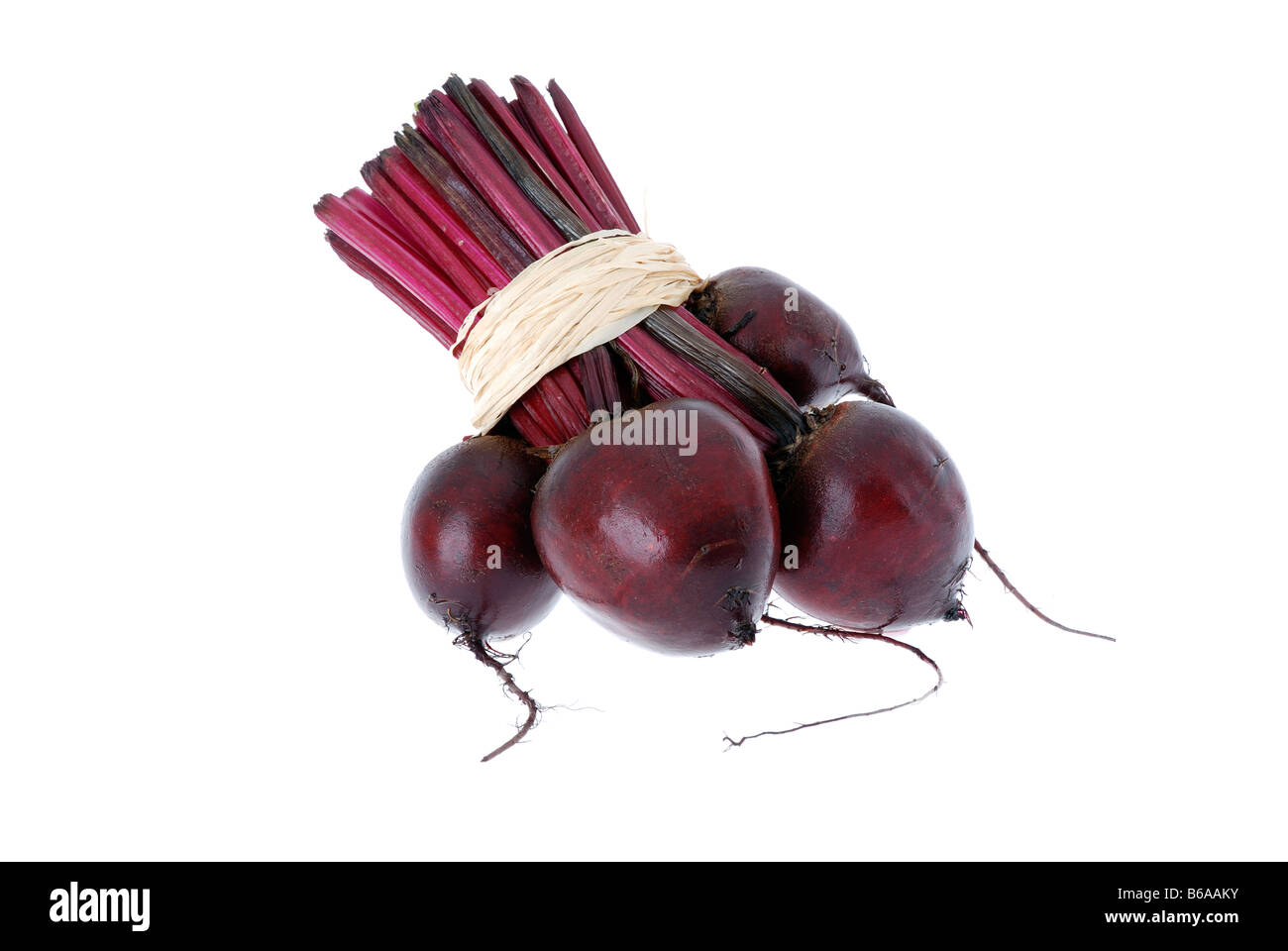 FRESHLY PICKED BEETROOT ON WHITE BACKGROUND Stock Photo - Alamy