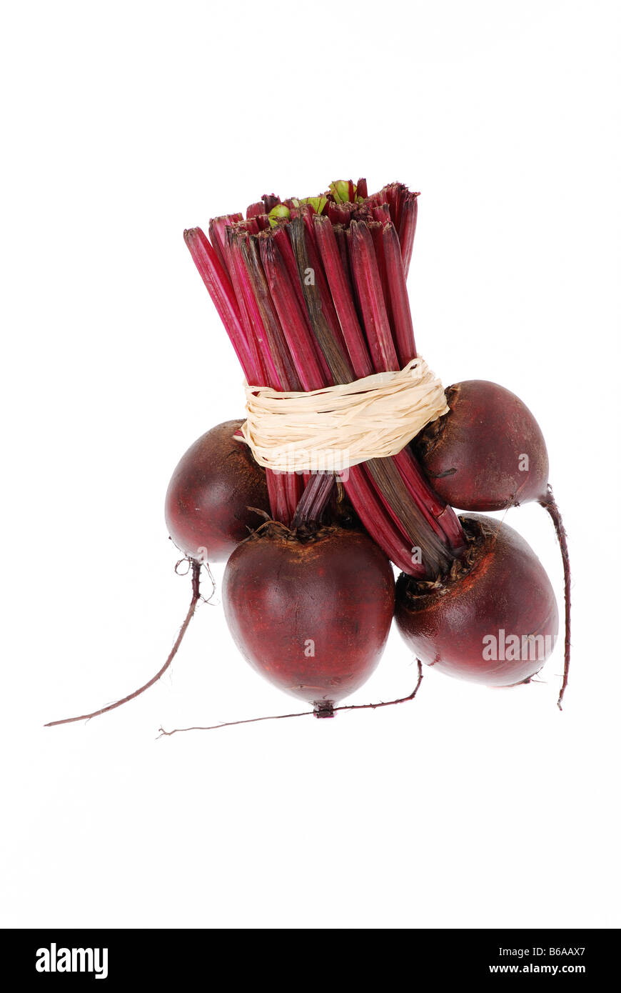 FRESHLY PICKED BEETROOT ON WHITE BACKGROUND Stock Photo - Alamy
