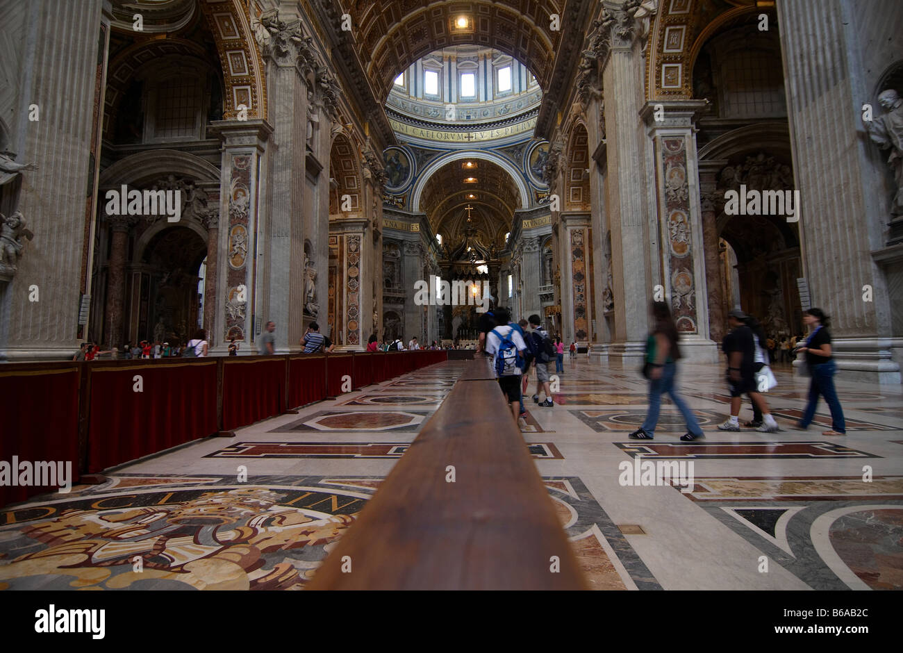Interior of St Peter s Basilica Rome Italy Stock Photo - Alamy