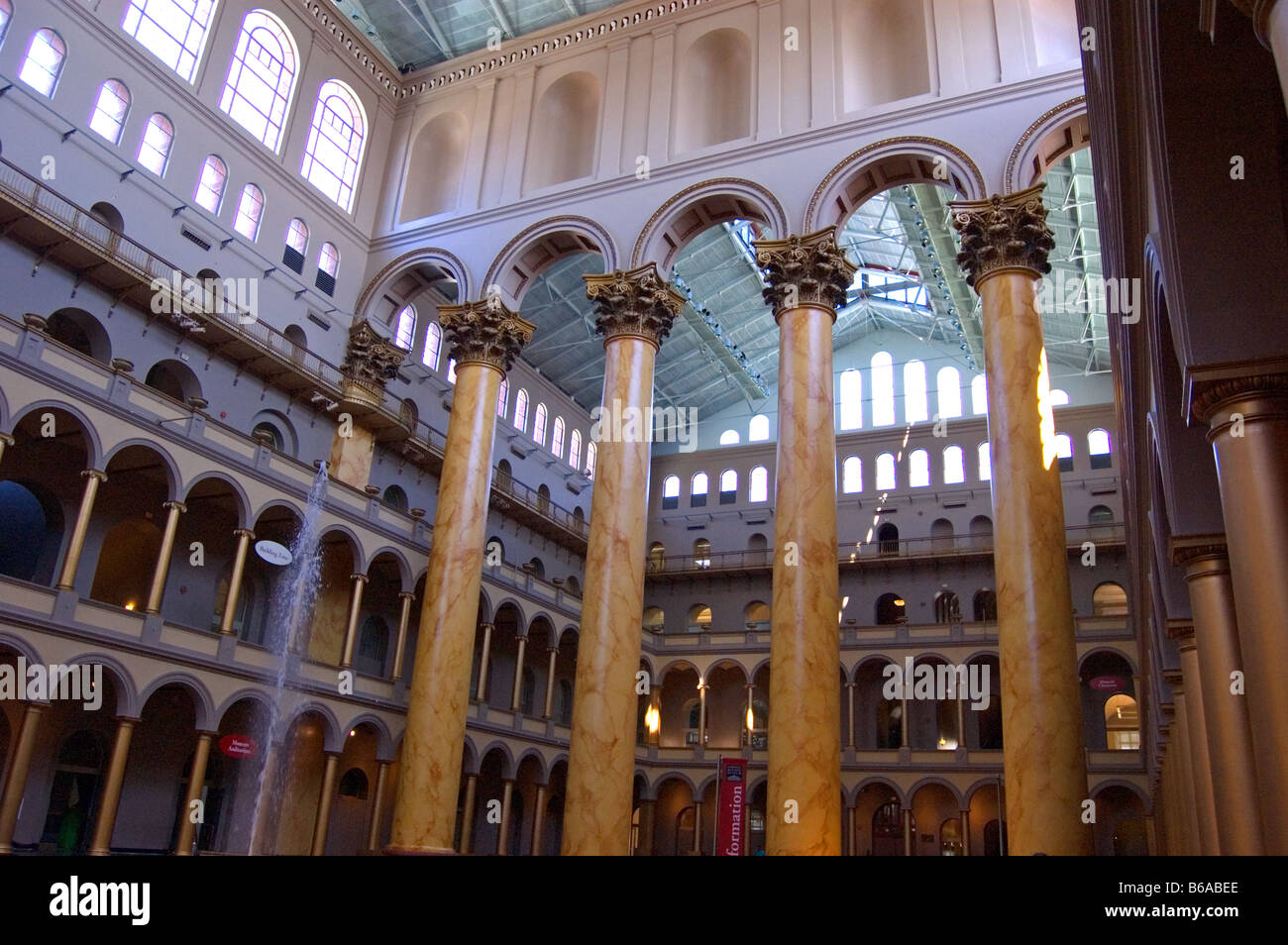 National Building Museum Washington D.C. USA Stock Photo - Alamy