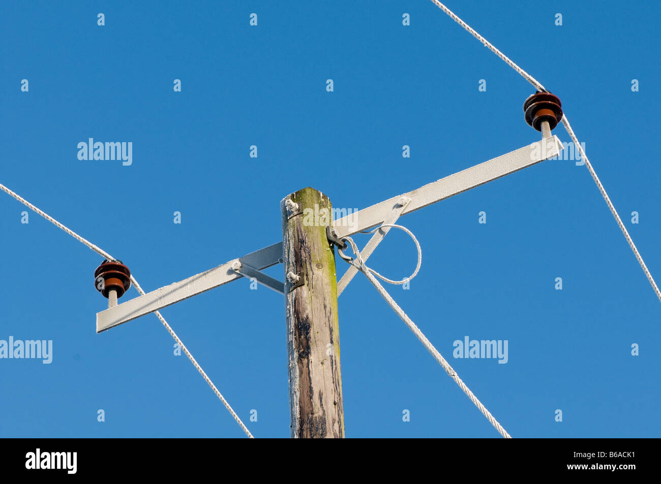 Frozen telephone lines Stock Photo - Alamy