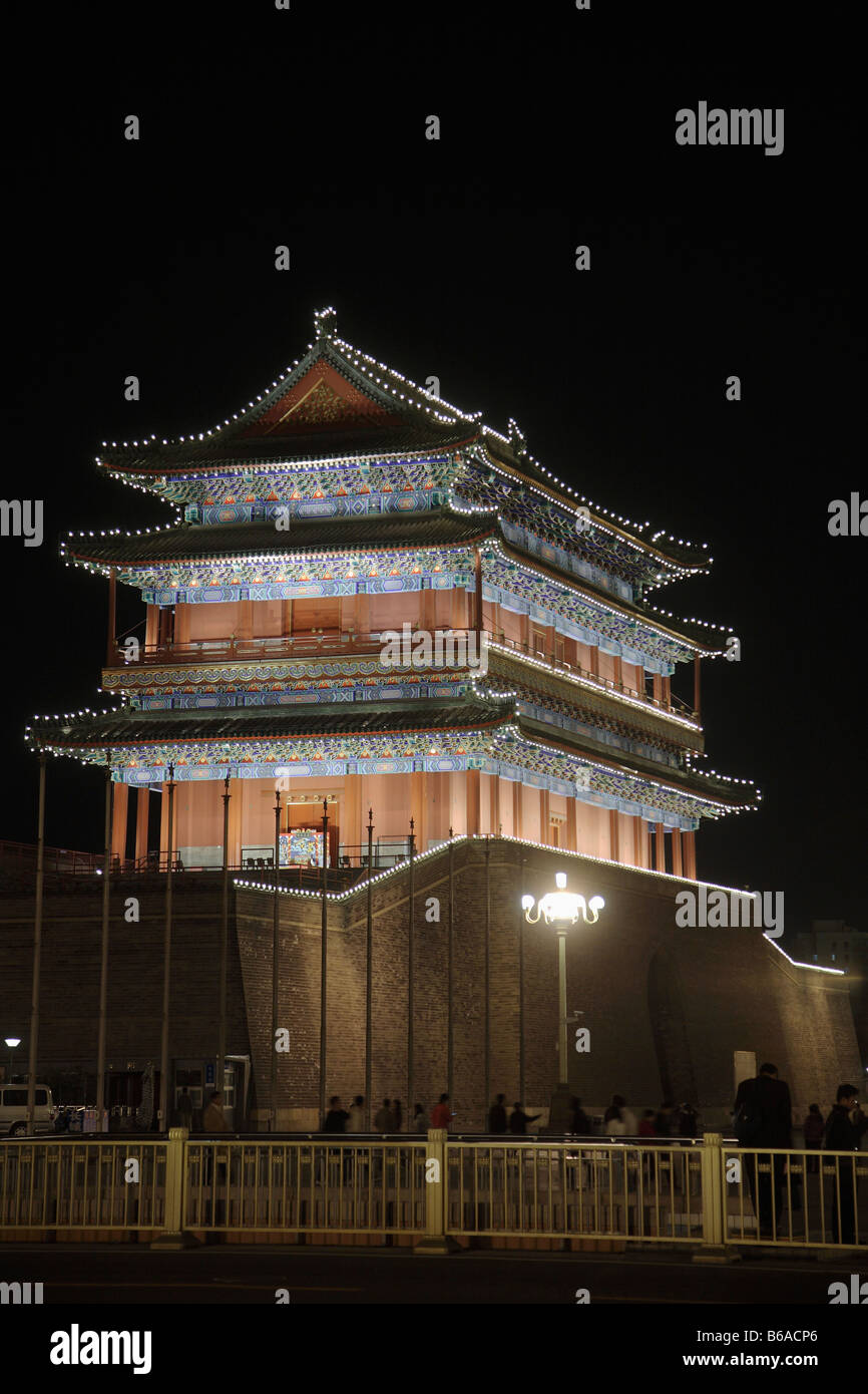 China Beijing Tiananmen Square Qianmen Gate Stock Photo - Alamy