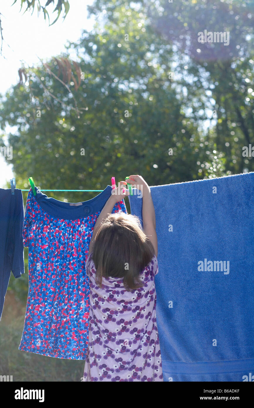 Washing Hanging High Resolution Stock Photography and Images - Alamy