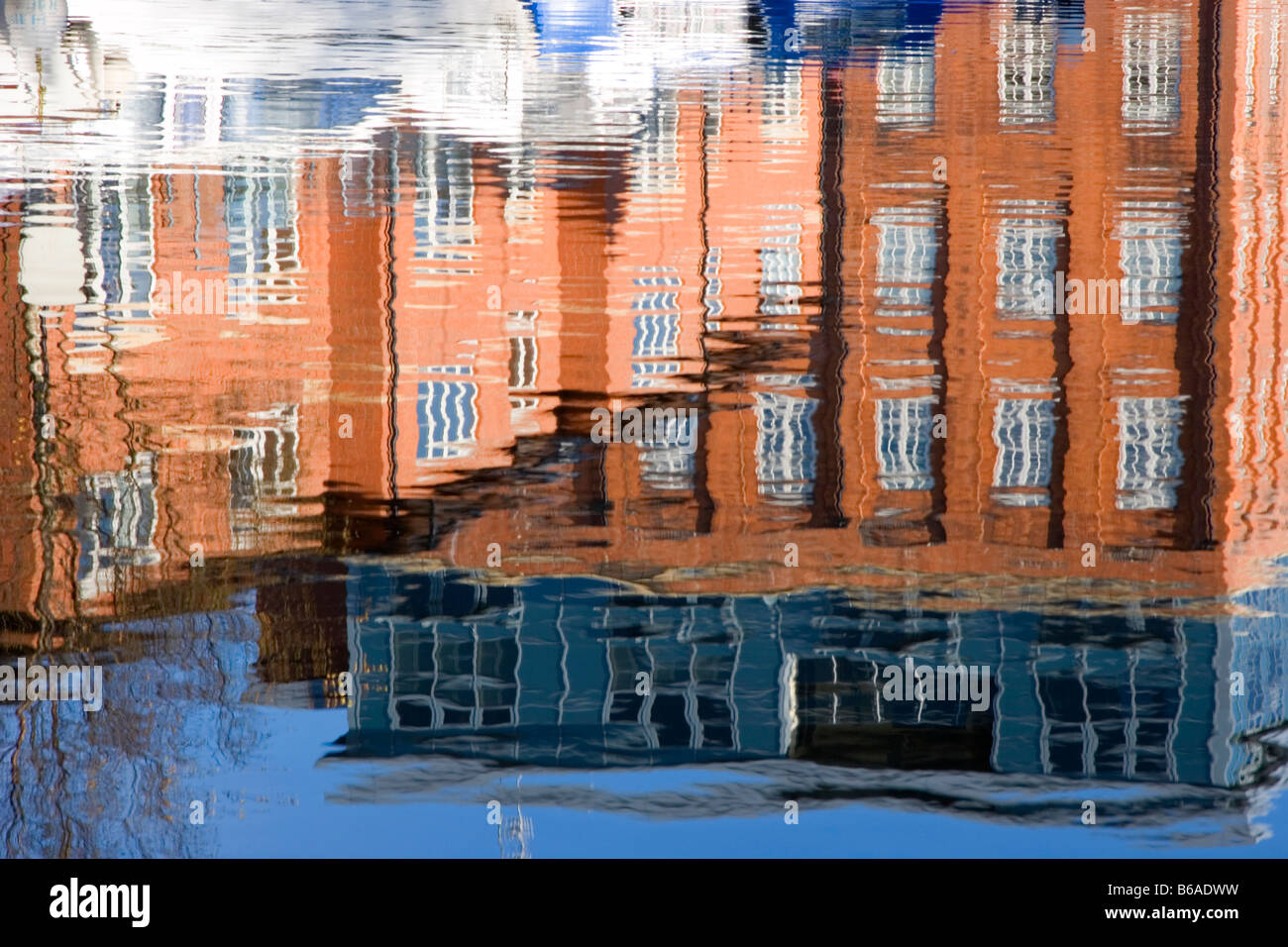 Canal basin waterside apartments reflections Diglis Basin Worcester ...