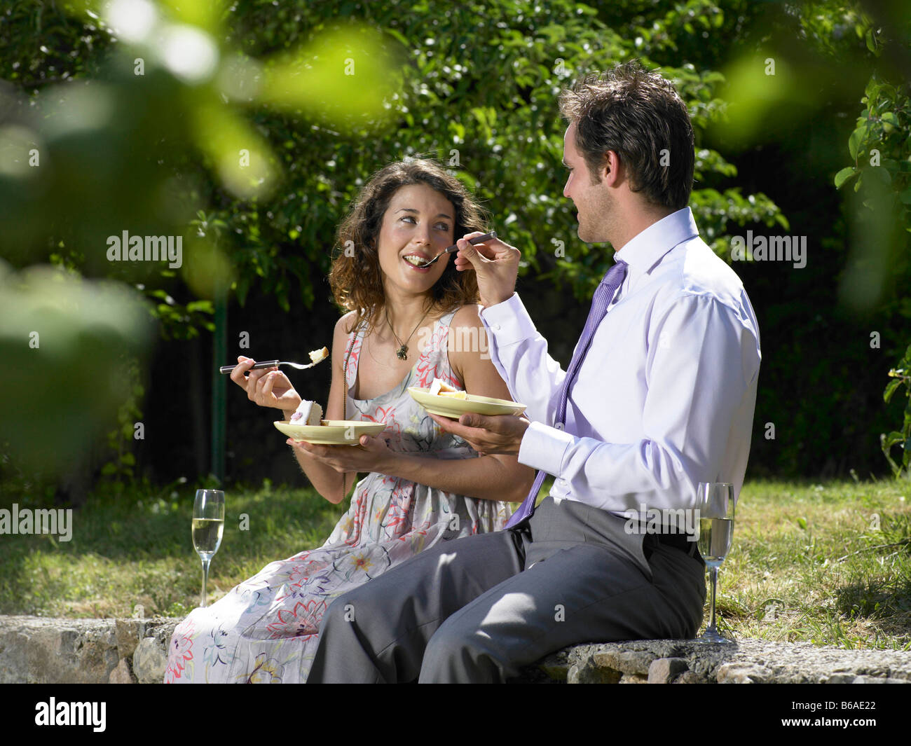 Feeding each other hi-res stock photography and images - Alamy