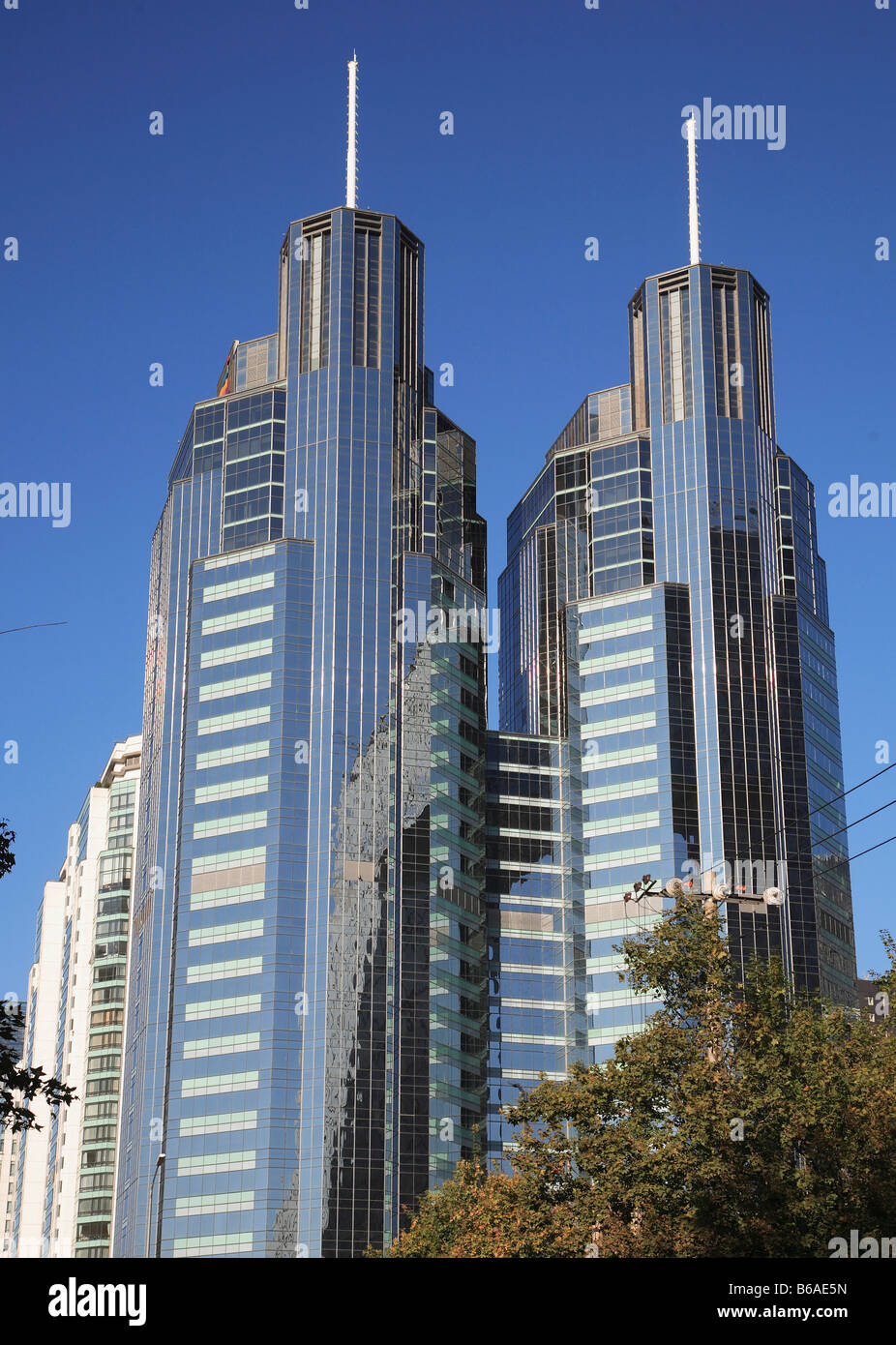 China Beijing Central Business District highrise office building Stock ...