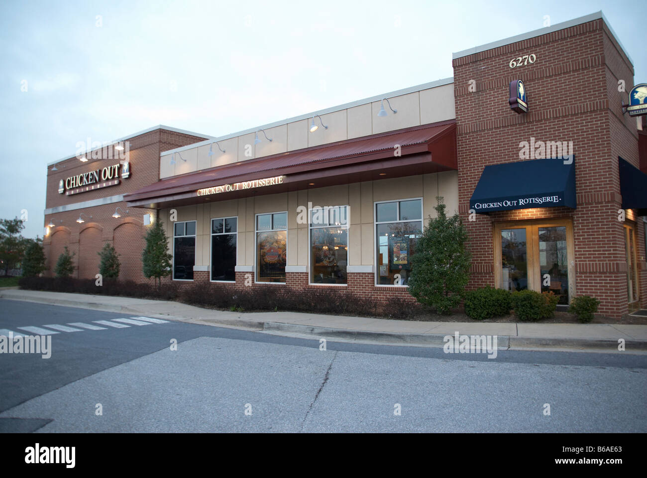 The Chicken Out restaurant in Columbia Maryland Stock Photo - Alamy