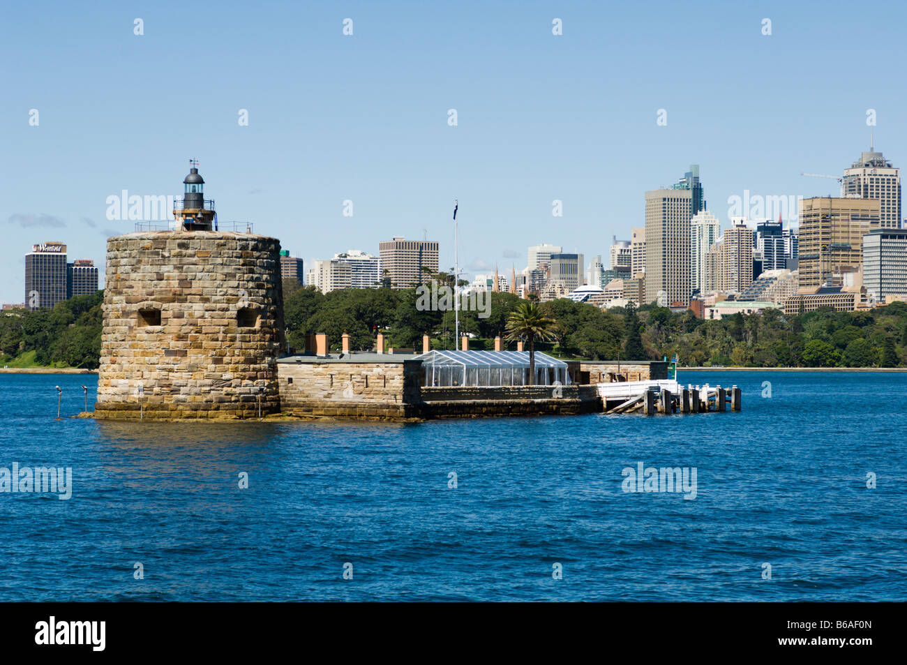 Fort Denison in Sydney Harbour Stock Photo - Alamy