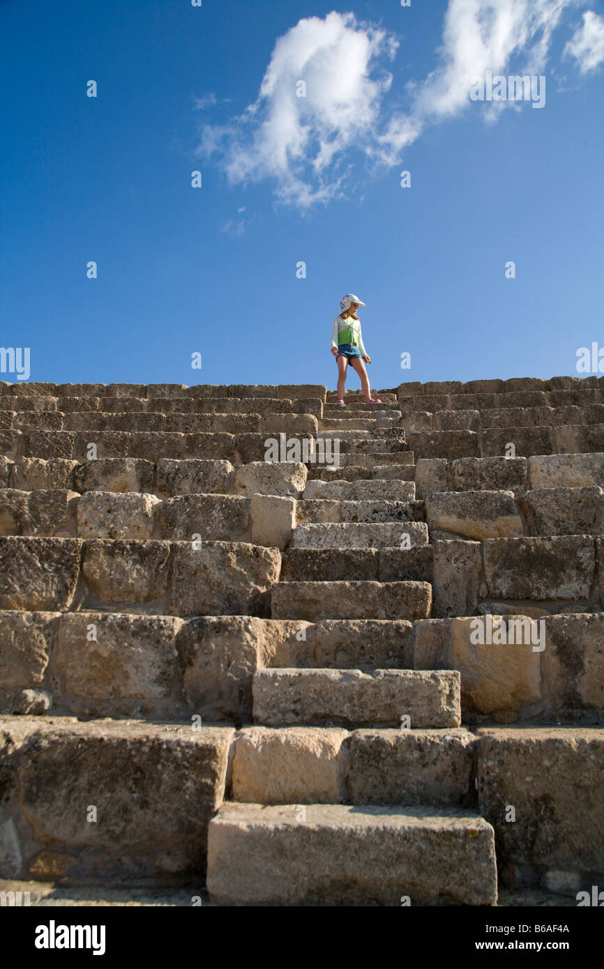 Salamis Roman amphitheater amphitheatre Northern Cyprus Stock Photo - Alamy