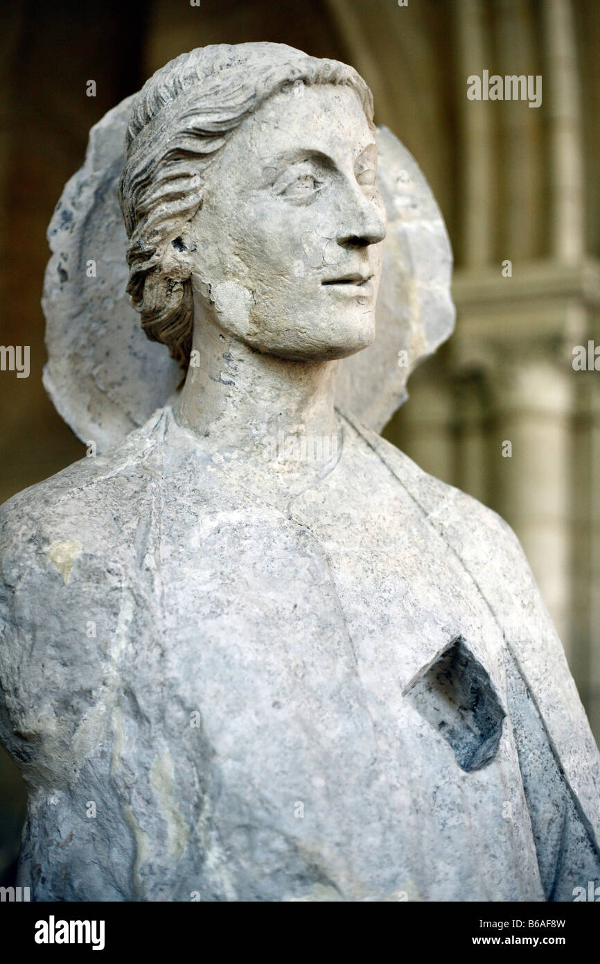 Romanesque sculpture in crypt of Saint Etienne Cathedral (1195-1270 ...