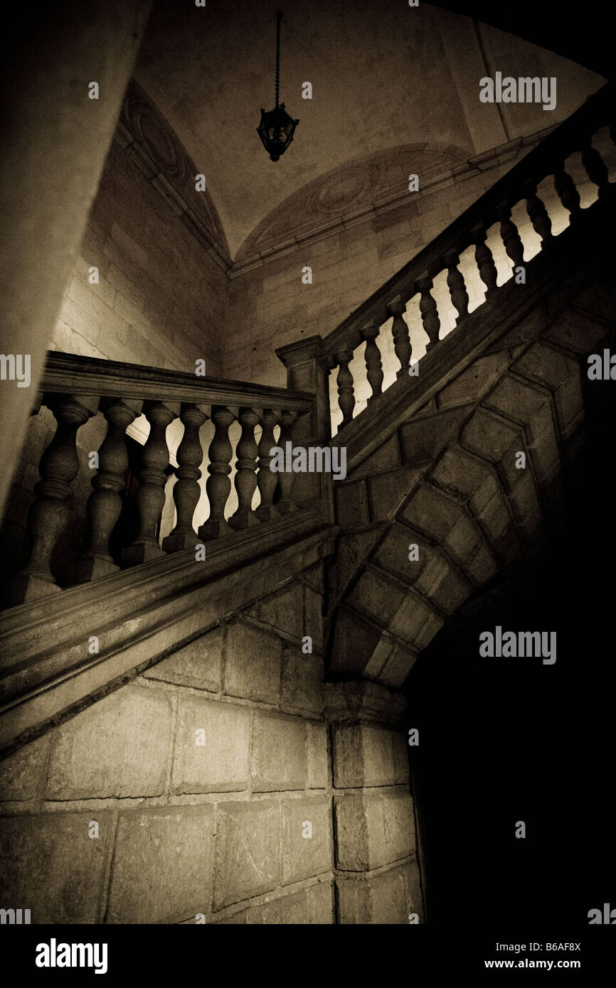 Alhambra palace granada spain staircase hi-res stock photography and ...