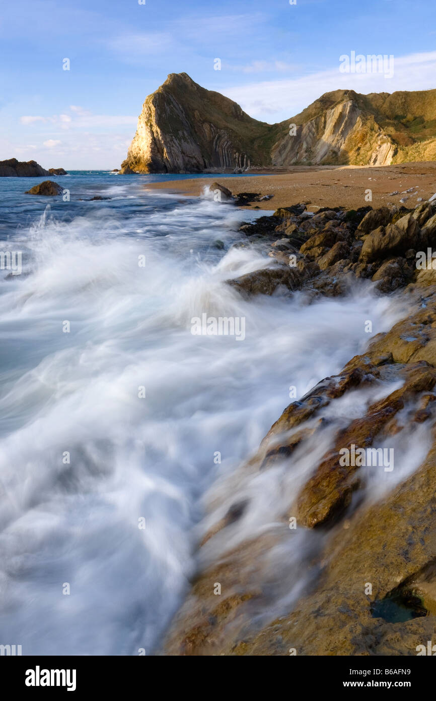 Man of War Bay, Dorset, UK, England, Landscape, Sea Stock Photo - Alamy