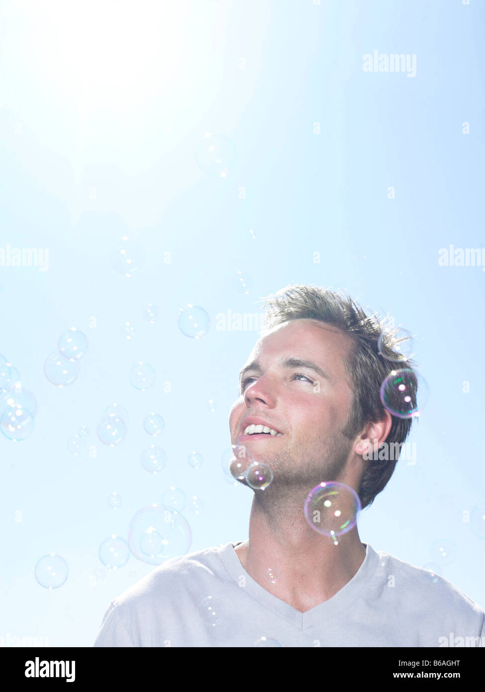 Man daydreaming bubble hi-res stock photography and images - Alamy