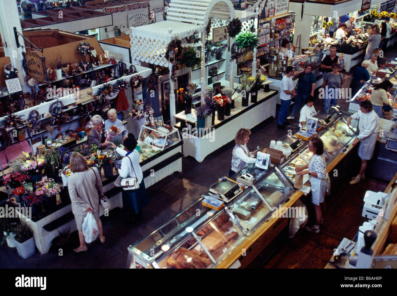 Vendors sell a variety of wares at Lancaster's Central Market, the ...