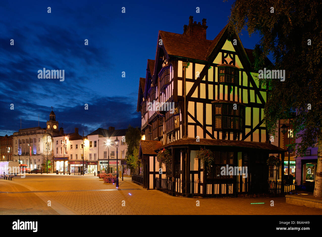 Hereford High Town Old House timber framed building built in 1621 ...