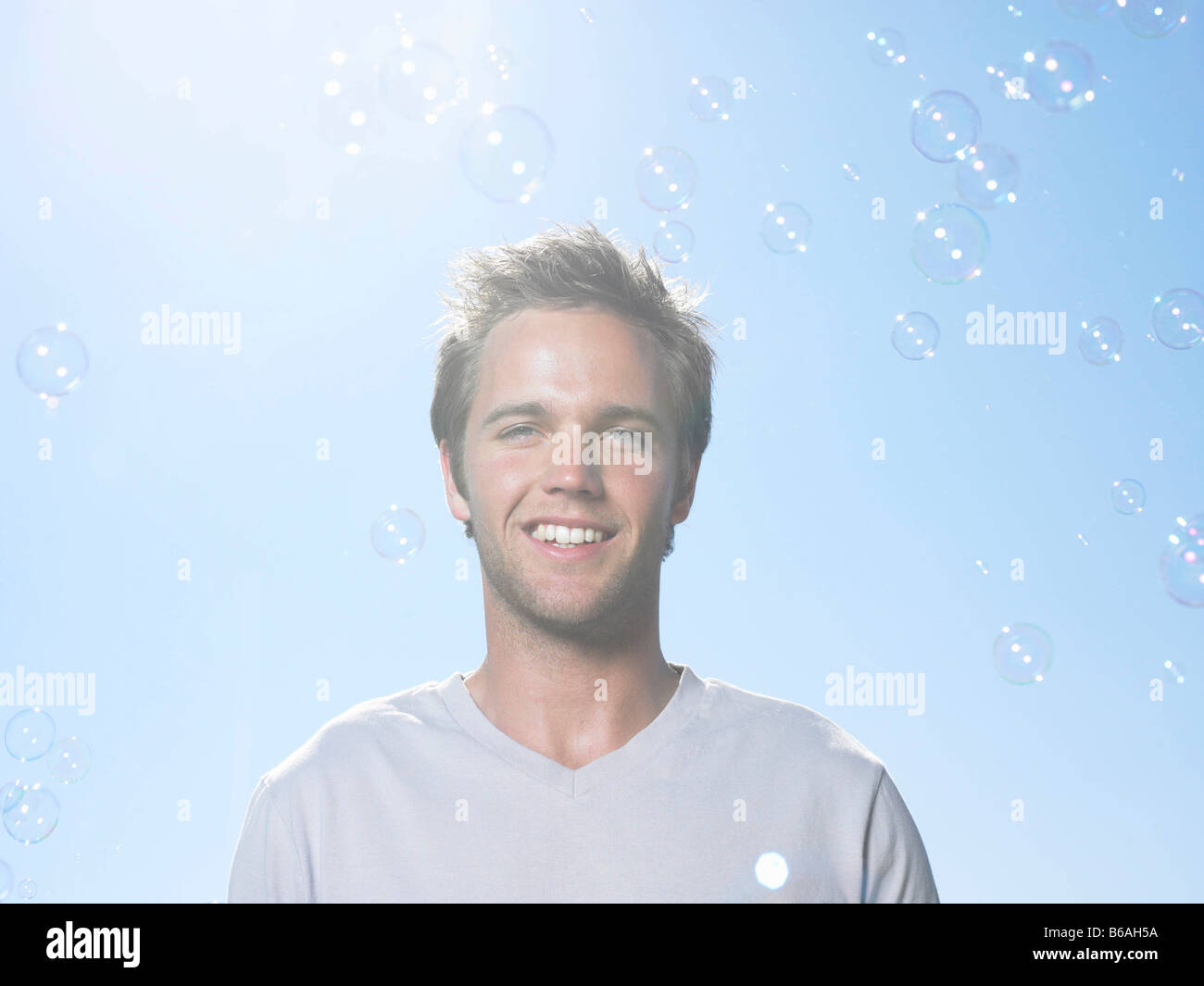 Man daydreaming bubble hi-res stock photography and images - Alamy