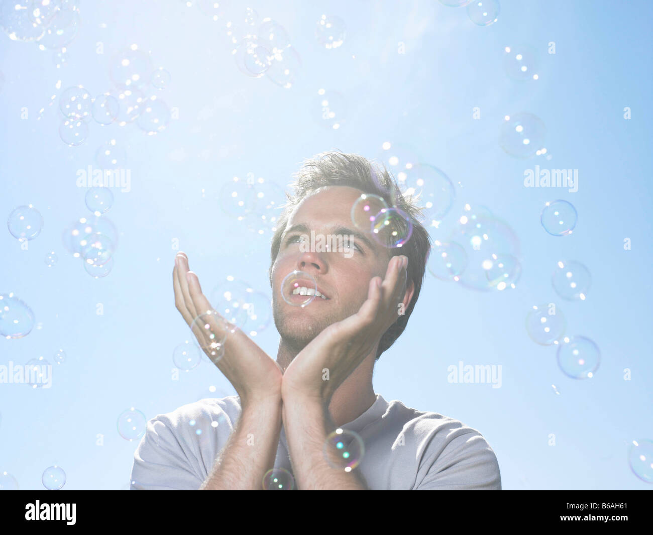 Sunlight catching bubbles hi-res stock photography and images - Alamy