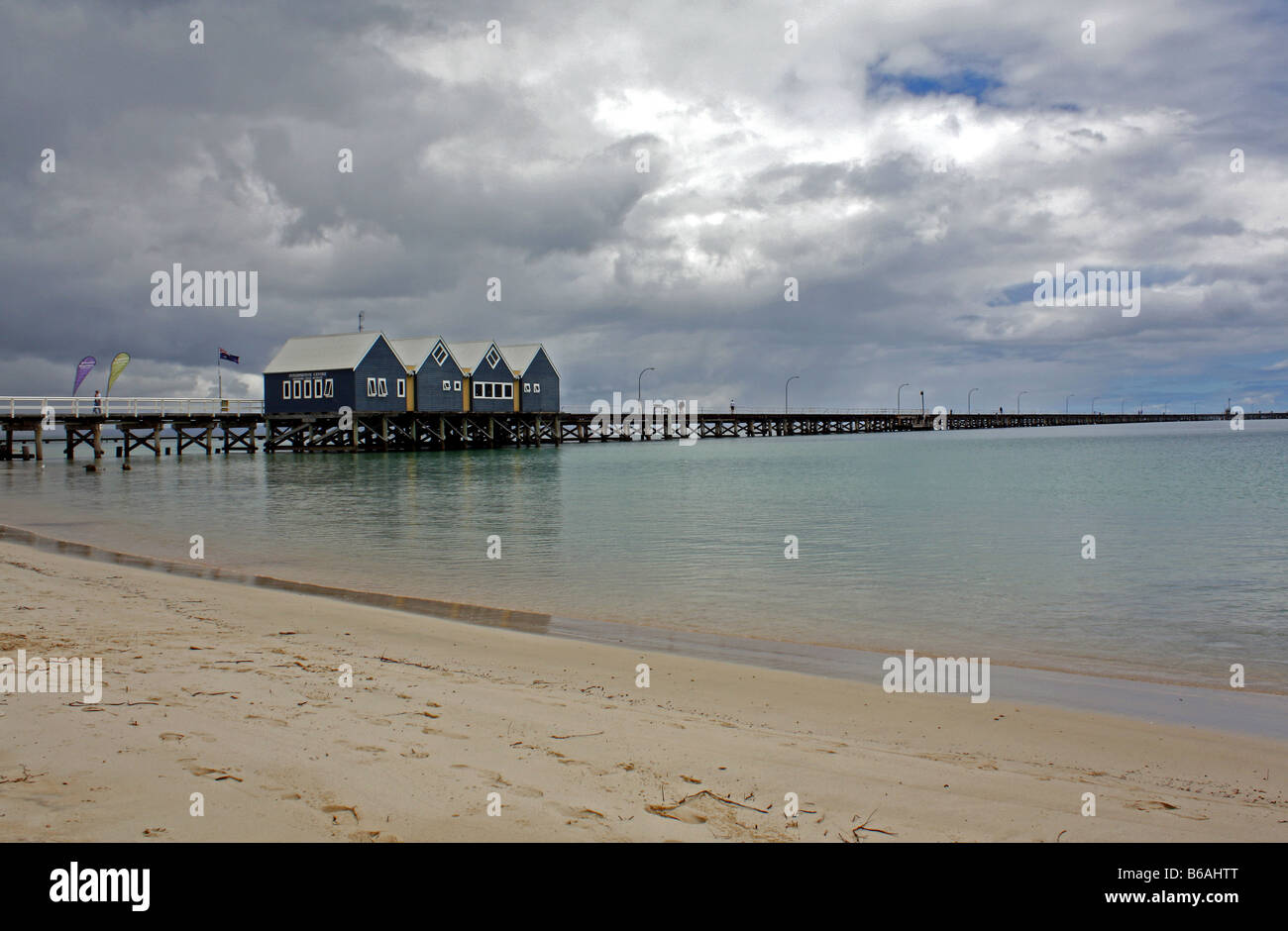 Busselton Jetty Indian Ocean Perth Western Australia Stock Photo - Alamy