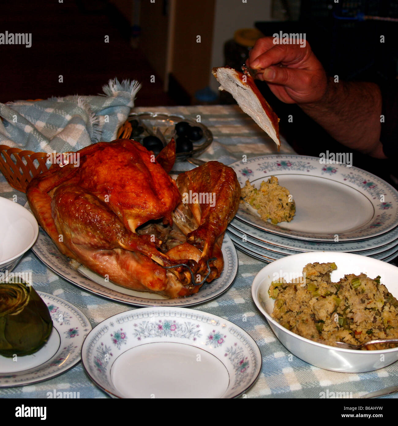 Tradition Thanksgiving Turkey Stock Photo - Alamy