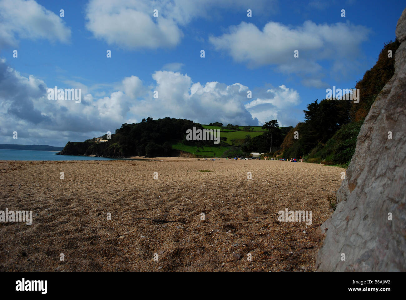 pebble beaches in Devon, England Stock Photo - Alamy