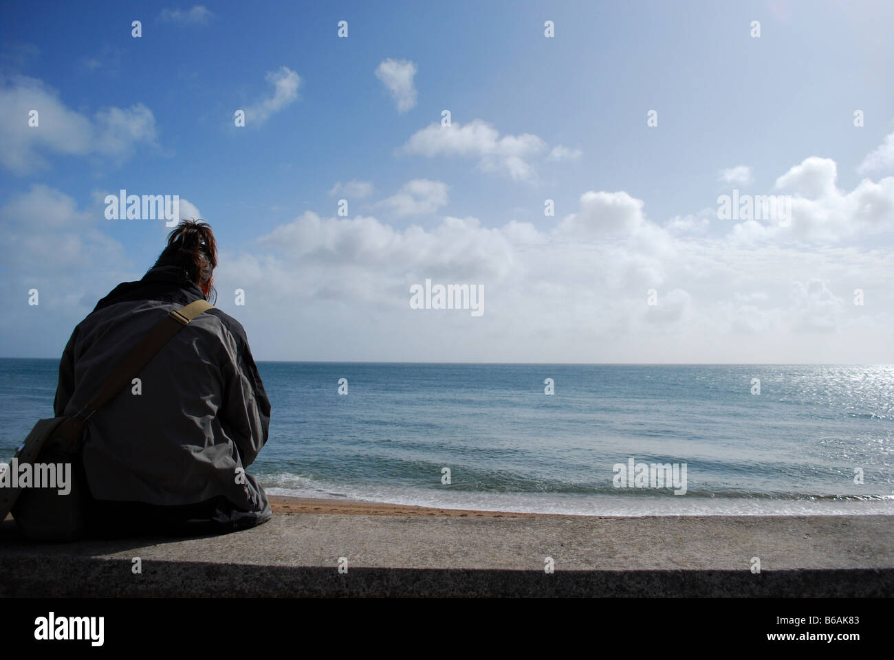 pebble beaches in Devon, England Stock Photo - Alamy