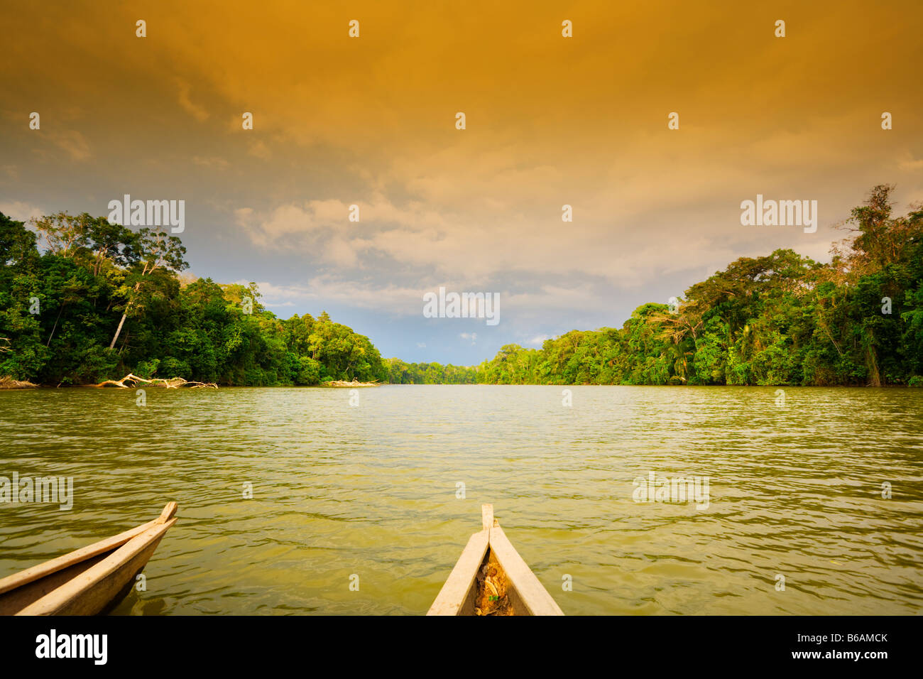 Lake Cocha Salvador Stock Photo - Alamy