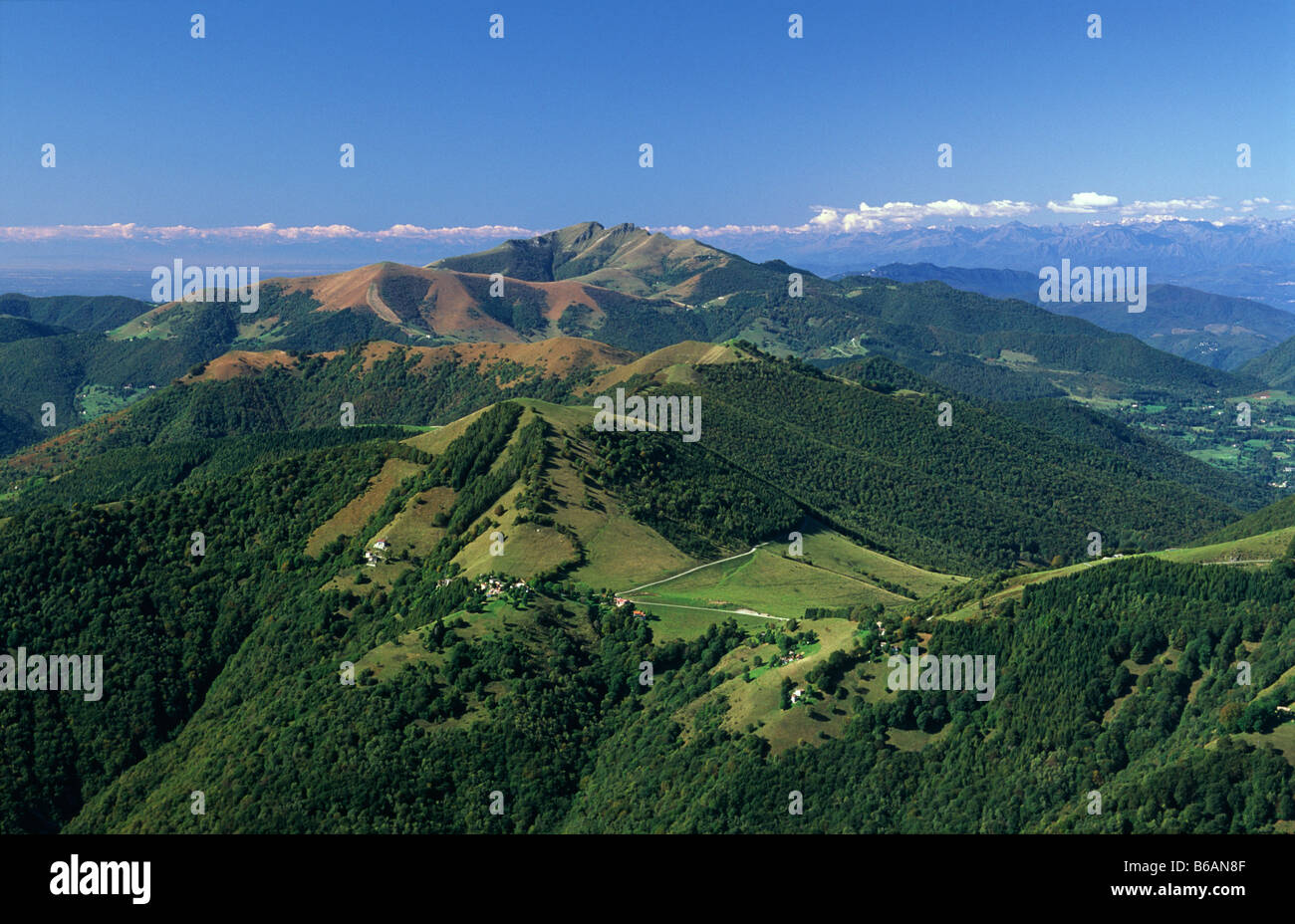 View of Monte Generoso on the Swiss Border from Monte Tremezzo ...